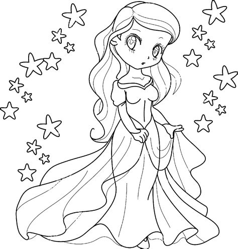 Dibujos De Princesas Para Colorear Descargar E Imprimir