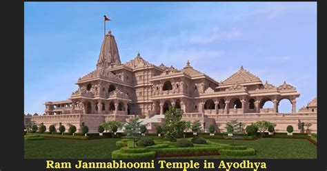 Ram Janmabhoomi Temple In Ayodhya History Location Significance