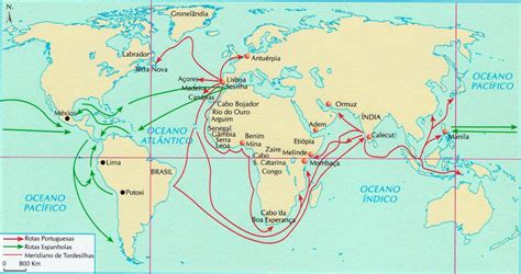 Disciplina de História As grandes rotas comerciais no século XVI