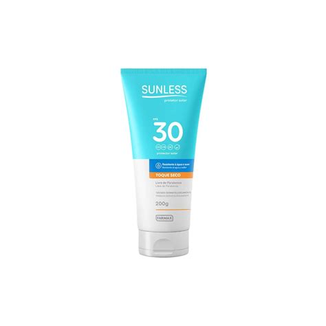 PROTETOR SOLAR CORPORAL SUNLESS TOQUE SECO FPS 30 200G Shopee Brasil