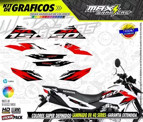 Calcomanias Honda Xr 150l Blanco Edicion Especial Obsequio Cuotas