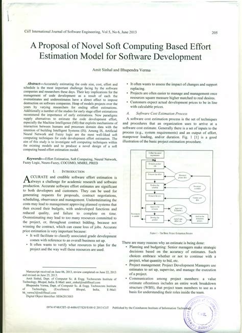 pdf a proposal of novel soft computing based effort estimation model for software development