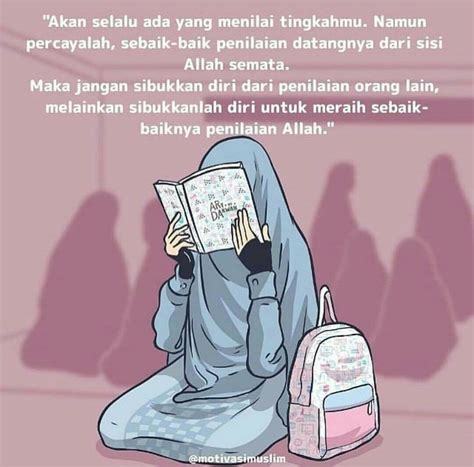 Pin oleh د س di Islamic Cartoon Islam Agama Kata kata motivasi