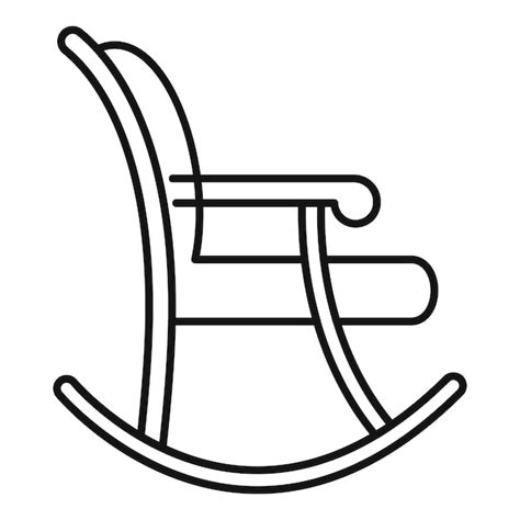 Icono De Mecedora Contorno De Mecedora Icono Vectoriales Para Dise O