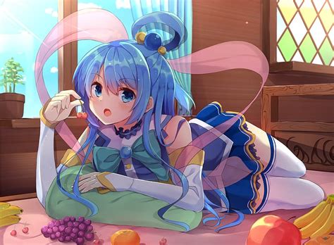Anime Blue Eyes Blue Hair Konosuba GodS Blessing On This Wonderful