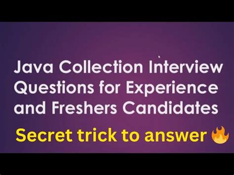 Most Asked Java Collection Interview Questions And Answers Top