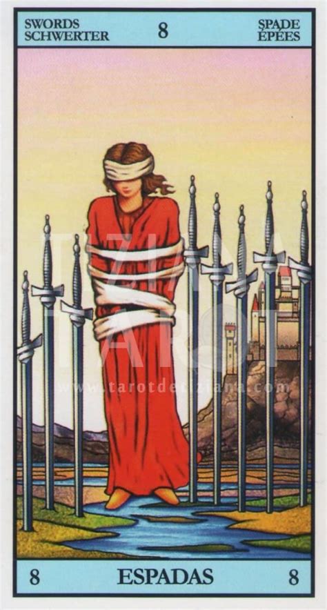El 8 De Espadas Y Su Significado En El Tarot Tarot De Tiziana