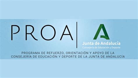 Proa 2021 2022 Consejería de Desarrollo Educativo y Formación Profesional
