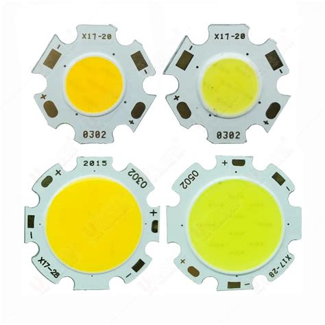 20 28mm High Power Epistar COB LED Chip 3W 5W 7W 10W DC 10V 32V