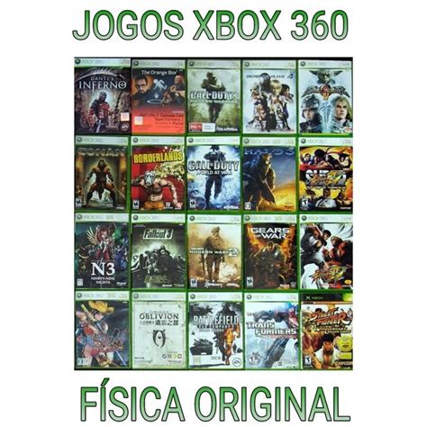 Jogos Originais Xbox 360 Midia Física Shopee Brasil
