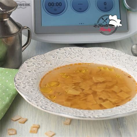 QUADRUCCI IN BRODO RICETTA BIMBY