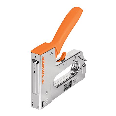 Grapadora Y Clavadora Manual TRUPER Tipo Pistola Mod ET 50