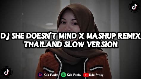 DJ SHE DOESN T MIND X MASHUP REMIX THAILAND SLOW VERSION VIRAL TIK TOK