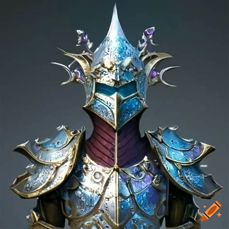 Front View Of Adorned Magic Armor On Craiyon