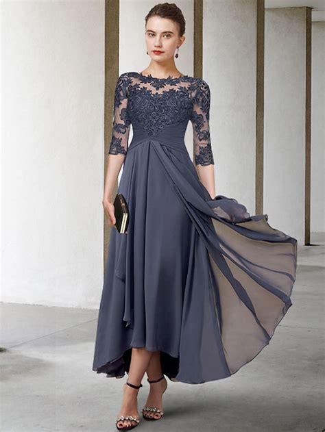TS A Line Mother Of The Bride Dress Wedding Guest Elegant Plus Size