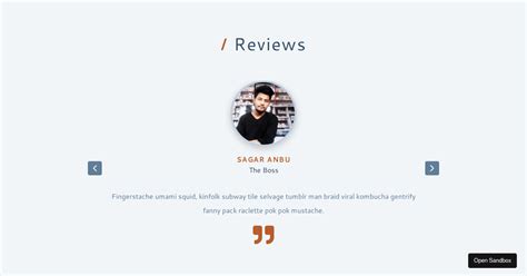 React Slider Codesandbox