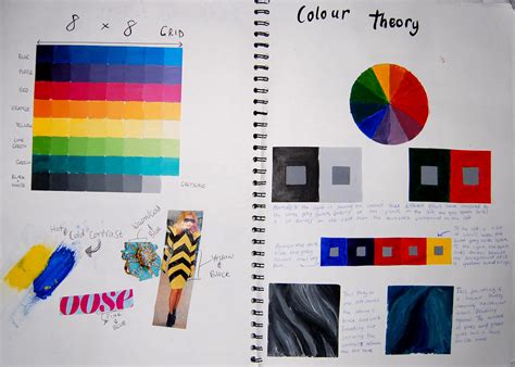 Colour And Form Sketchbook Colour Theory Research Flickr