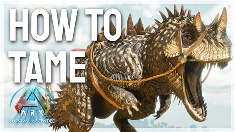 How To Tame The NEW Ceratosaurus Abilities In ARK Survival Ascended