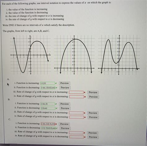 answered for each of the following graphs use… bartleby