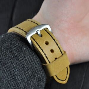 Handmade Leather Men S Watch Strap 16mm 18mm 20mm 22mm 24mm 26mm Watch