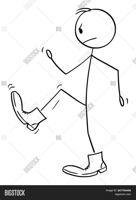 Cartoon Stick Figure Image Photo Free Trial Bigstock