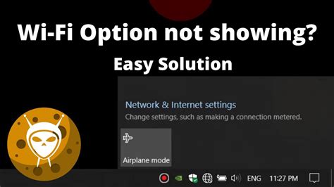 Wifi Option Not Showing In Windows Pc Not Showing Wifi Option In