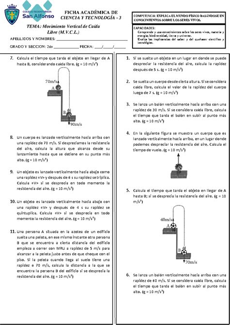 2do año MVCL uwu COMPETENCIA EXPLICA EL MUNDO FÍSICO BASÁNDOSE EN