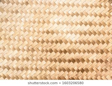 Woven Bamboo Texture Surface Abstract Background Stock Photo 1603206580