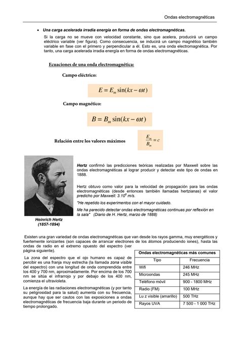 SOLUTION Ondas electromagnéticas selectividad con ejercicios resueltos