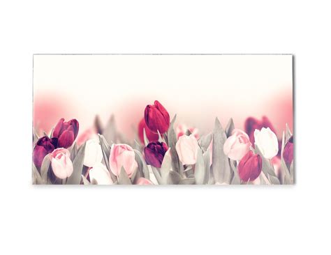 Panel kuchenny HOMEPRINT Kompozycja z tulipanów 125x50 cm HOMEPRINT