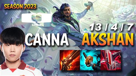DK Canna AKSHAN Vs JAX Top KR Ranked YouTube