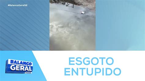 Moradores reclamam de rede de esgoto entupida no Lamarão BGM YouTube