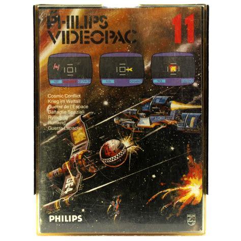 Philips Videopac 11 Cosmic Conflict WTS Retro Køb her