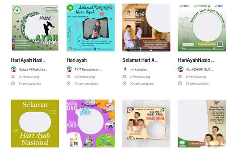 Gratis 10 Link Twibbon Hari Ayah Nasional 2022 Cocok Dibagikan Di Medsos