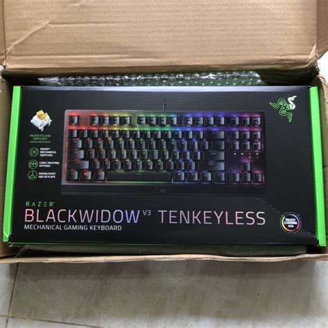 Bàn phím cơ Razer BlackWidow V3 Tenkeyless Hàng Chính Hãng Shopee
