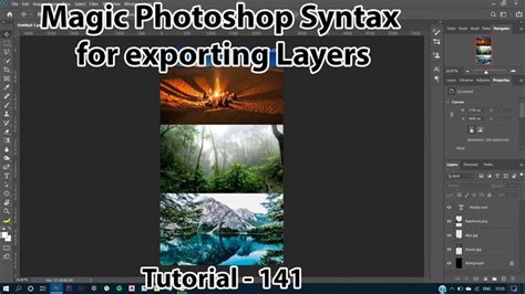 adobe photoshop tutorial 141 magic photoshop syntax for exporting layers adobe photoshop
