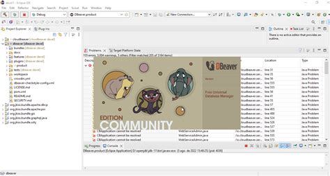 Error In All Packages In Following Folders To Deploy Cloudbeaver In