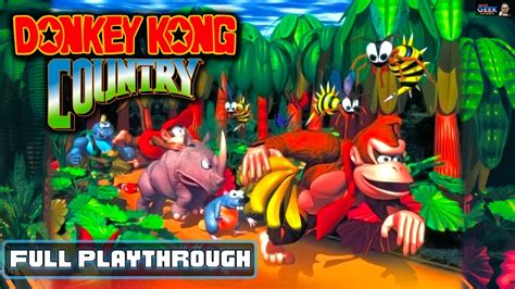 LIVE Donkey Kong Country SNES Longplay YouTube