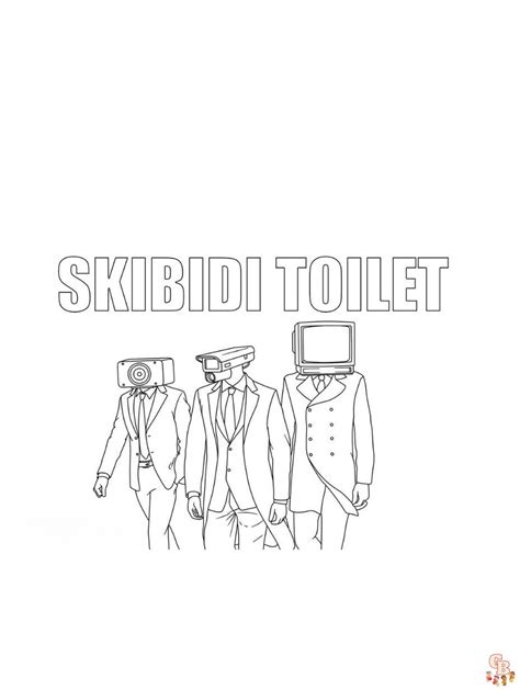 Explore The Fun And Creativity With Skibidi Toilet Coloring Pages