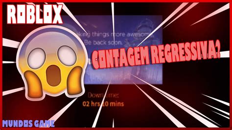 ROBLOX CAIU NOVAMENTE ESPERANDO VOLTAR LIVE YouTube