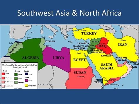 Southwest Asia On World Map