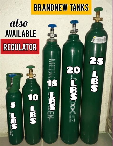 Medical Oxygen Tank Sizes Beauty Personal Care Face Face Care On