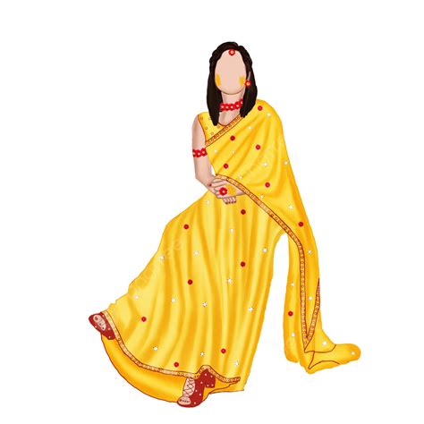 Novia Haldi PNG Haldi Función Haldi Novia PNG y PSD para Descargar