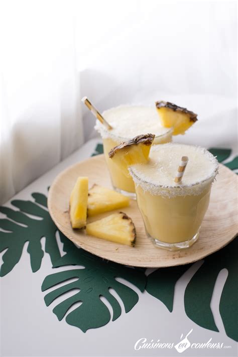 Piña colada smoothie Cuisinons En Couleurs