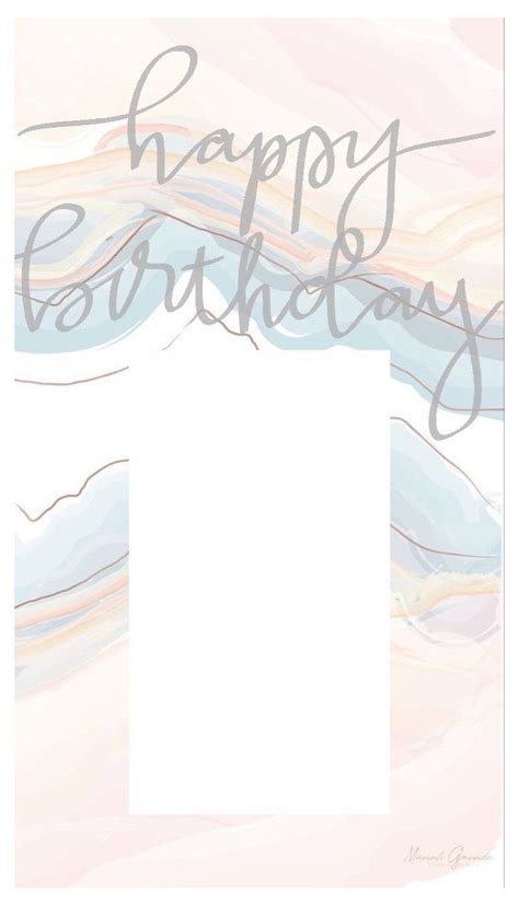 Ki U Aesthetic Instagram Story Background Happy Birthday Sang