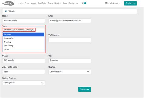 How To Create Many2Many Field In The Customer Portal Form In Odoo 16