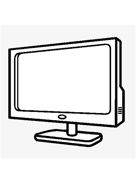 Monitor Coloring Page