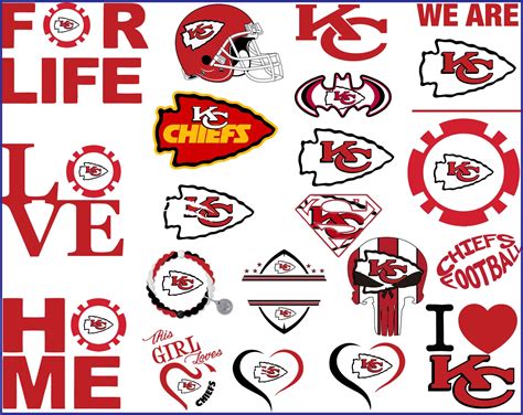 Kansas City Chiefs NFL American Football Svg Dxf Eps Pdf Png Etsy