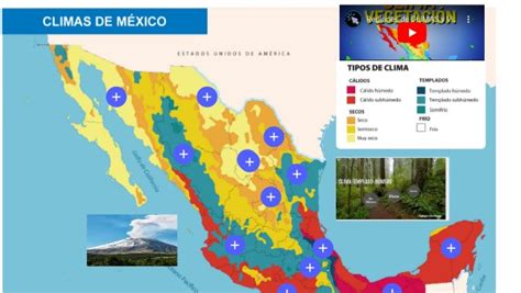 Mapa De Climas De M Xico