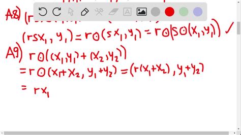 solved rather than use the standard definitions of addition and scalar multiplication in r 2